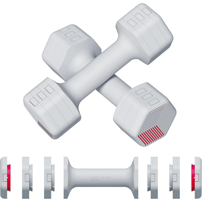 4 In 1 Adjustable Dumbbells Hand Weights Set: Weight Each 2lb 3lb 4lb ...